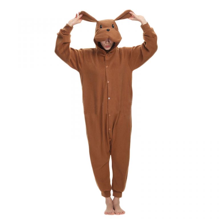 Acheter Pyjama Chien Marron Foncé Adulte / Kigurumi pas cher